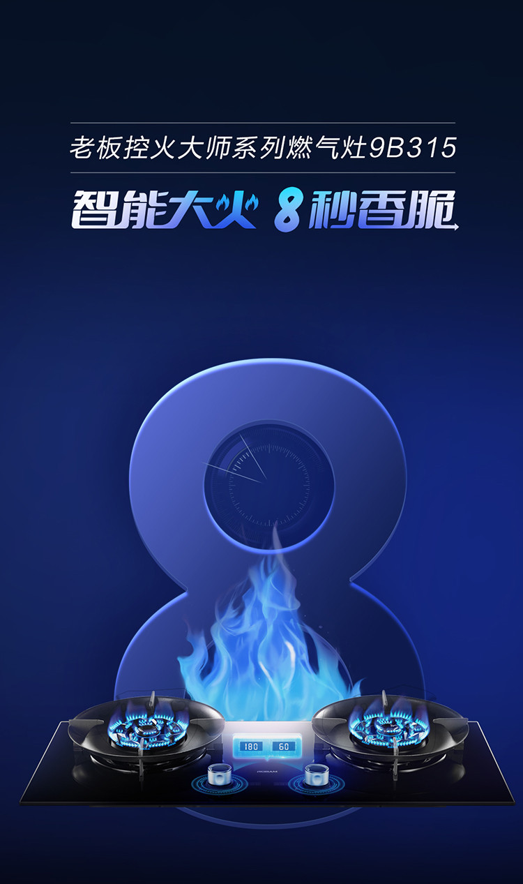 天然气灶_燃气灶十大品牌_燃气灶哪个牌子好-3D速火燃气灶9B315