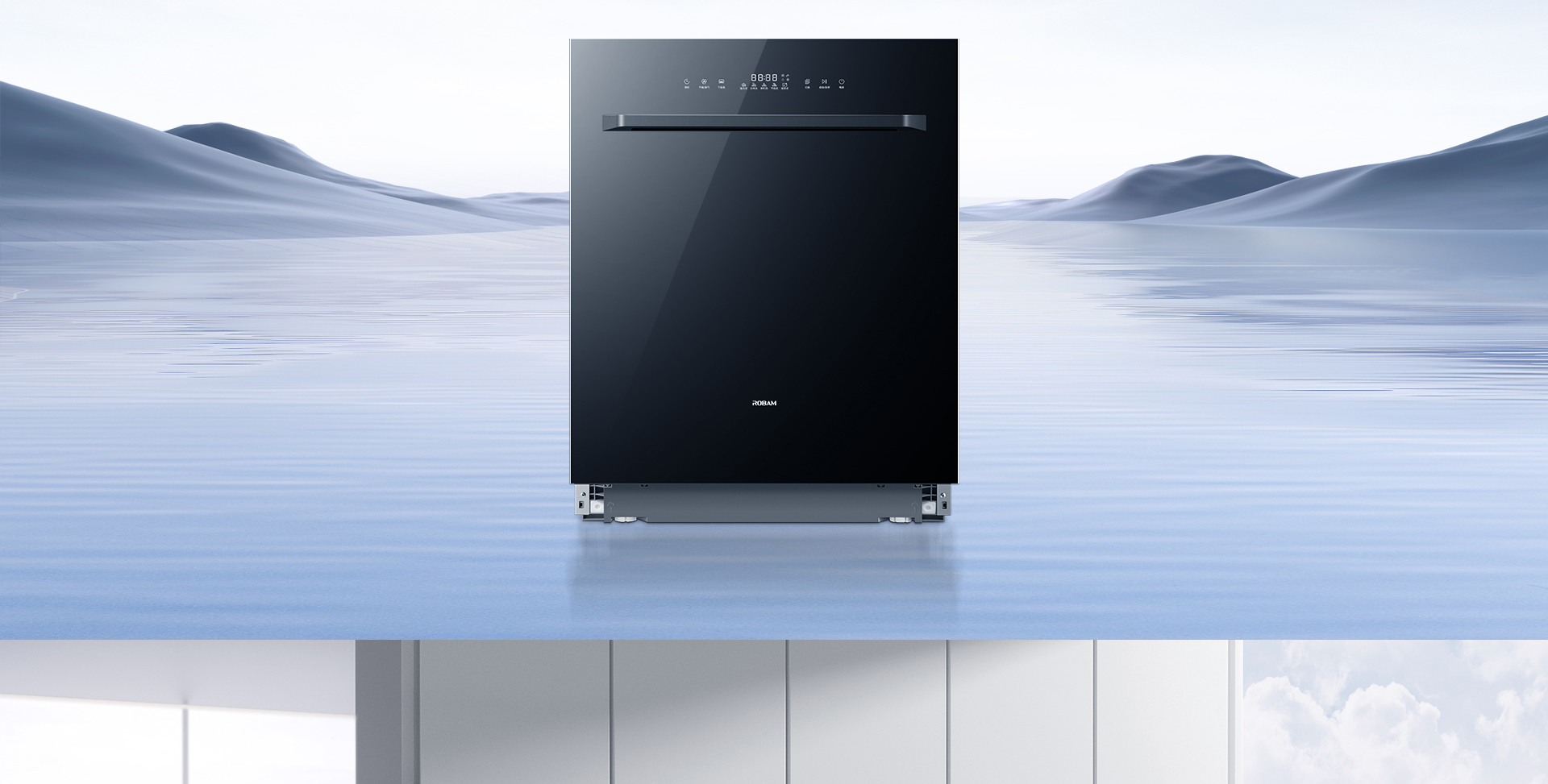 家用全自动洗碗机_洗碗机是否实用_哪个品牌洗碗机好-老板强力洗洗碗机W76-B500