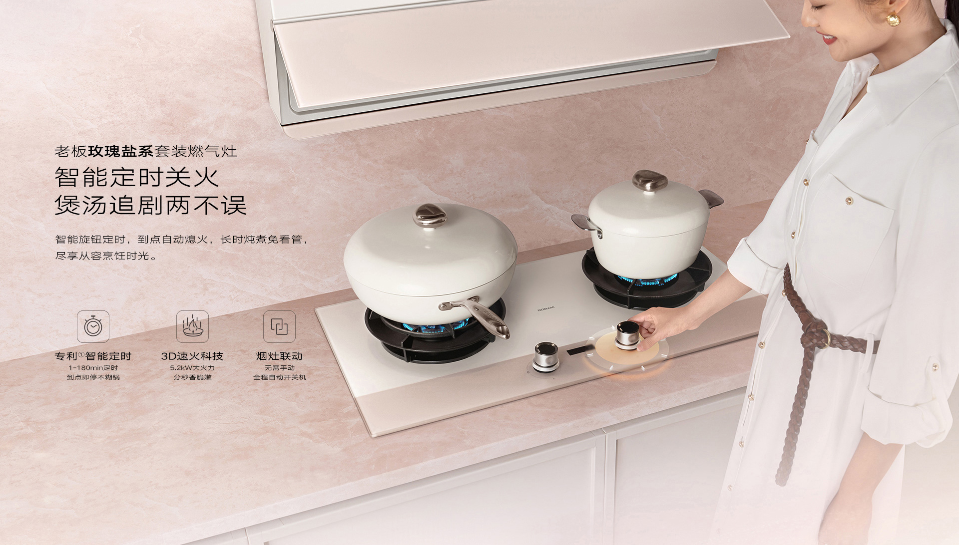 玫瑰盐系燃气灶9B8-G30