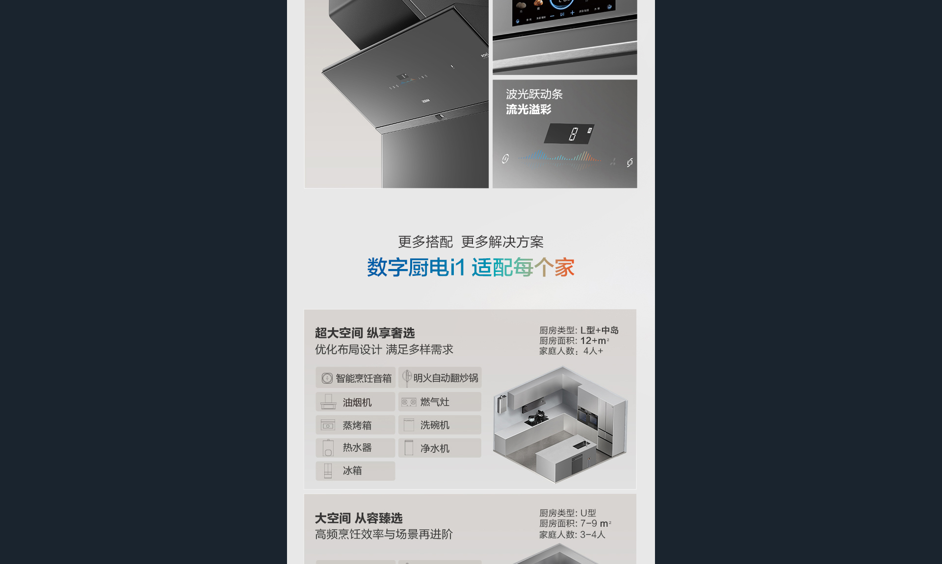 超薄底侧双吸油烟机R1P-i1